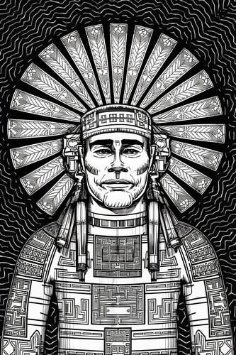 HISTORY The Aztecs, prehistoric era Coloring Sheets Colouring Pages ...