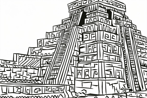 HISTORY The Aztecs, prehistoric era Coloring Sheets Colouring Pages ...