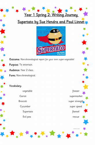 Supertato by Sue Hendra and Paul Linnet - Year 1 Unit of Writing ...