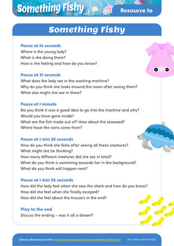 Something Fishy by the Literacy Shed (short film) - Year 1 Unit of ...