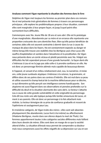 A Level French-No et Moi -Model essays and tasks | Teaching Resources