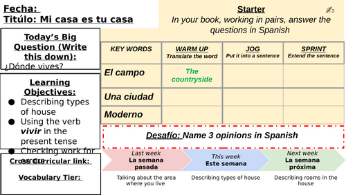 4.2 Mi casa es tu casa (Claro) | Teaching Resources