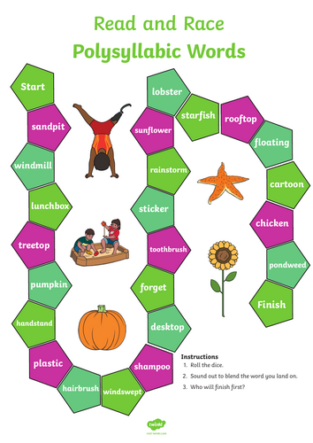 Phase 4 CCVC, Polysyllabic Words Lesson | Teaching Resources
