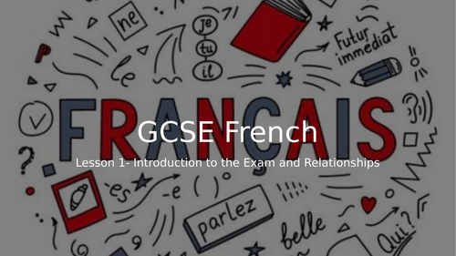 GCSE FRENCH - Lesson 1- Introduction to the Exam and Relationships ...
