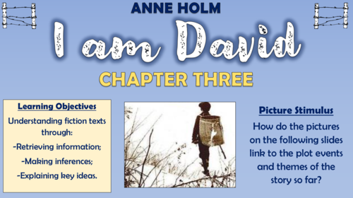 I am David - Anne Holm - Chapter 3 - Double Lesson! | Teaching Resources