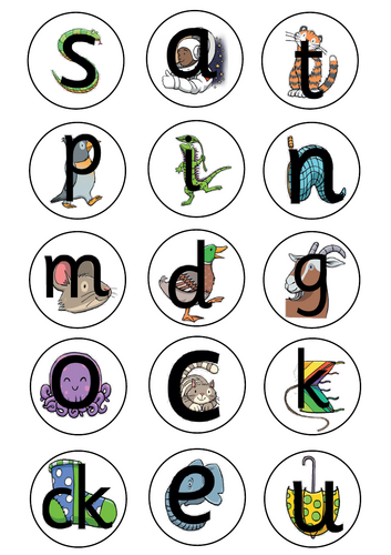 Little Wandle Phase 2 Log Slice Pictures | Teaching Resources