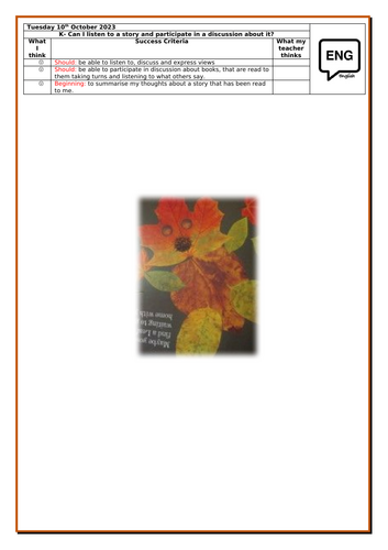 Recount unit based on the book Leaf Man | Teaching Resources