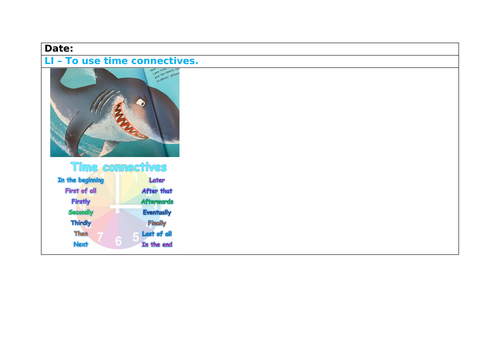 The Shark in the Dark by Ben Cort - Year 2 Unit of Writing Resources ...