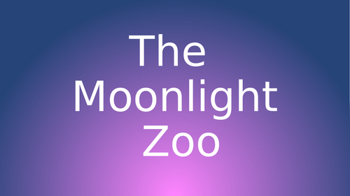 6/7 lessons based on the book Moonlight Zoo - Contractions and ...