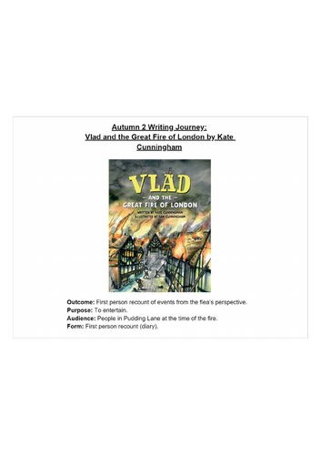 Vlad and the great fire of London by Kate Cunningham - Year 2 Unit of ...