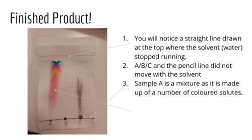 Edexcel Core Practical 2.1.1 Investigating the composition of Ink ... Edexcel Core Practical 2.1.1 Investigating the composition of Ink ...
