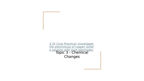 Edexcel Chemistry Core Practicals | Teaching Resources