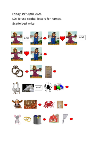 The Scarecrow's Wedding English Planning | Teaching Resources