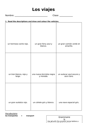 Los viajes booklet | Teaching Resources