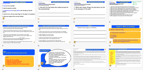 Lila and the Secret of Rain by David Conway- diary entry of Lila ...