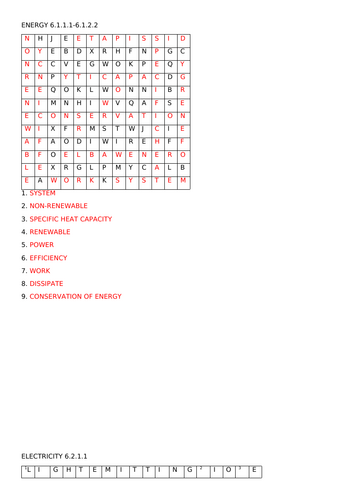 Physics Paper 1 Foundation Puzzle Bundle and Answers | Teaching Resources