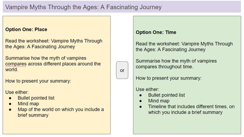 Vampires: Non-fiction | Teaching Resources
