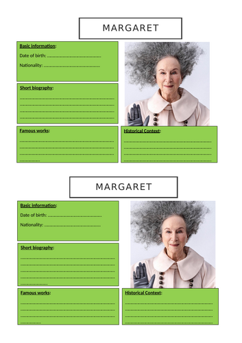 When It Happens by Margaret Atwood | Teaching Resources