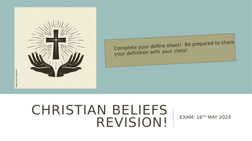 GCSE Christian Beliefs Revision Lesson and Resources | Teaching Resources