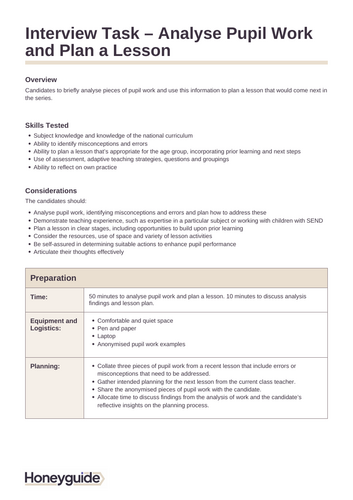 ECT Class Teacher Interview Pack | Teaching Resources ECT Class Teacher Interview Pack | Teaching Resources