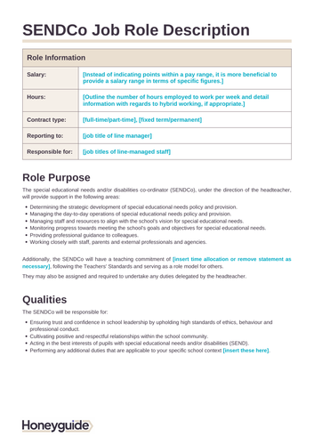 SENDCo Interview | Teaching Resources