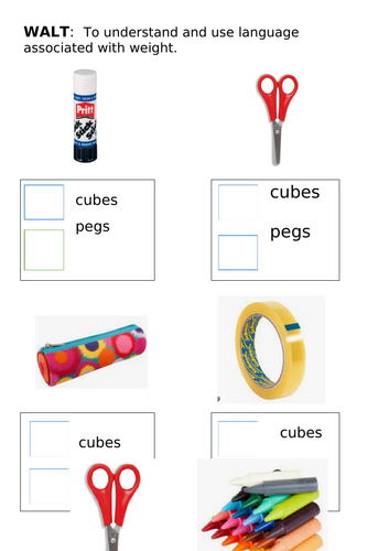 Early Year Weight | Teaching Resources
