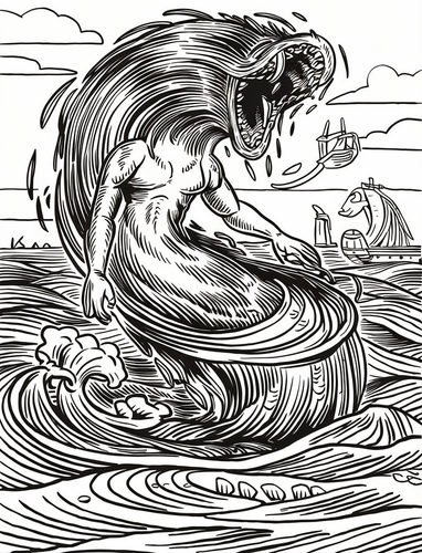 NEW Greek Mythology Myths Monsters Coloring Sheets Colouring Pages ...