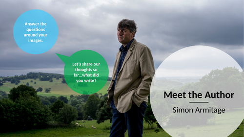 Simon Armitage Poetry (SOW) | Teaching Resources