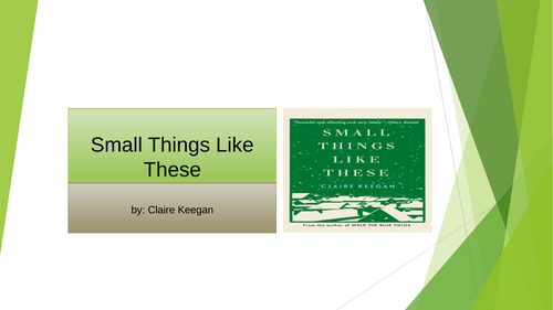 'Small Things Like These' by Claire Keegan | Teaching Resources