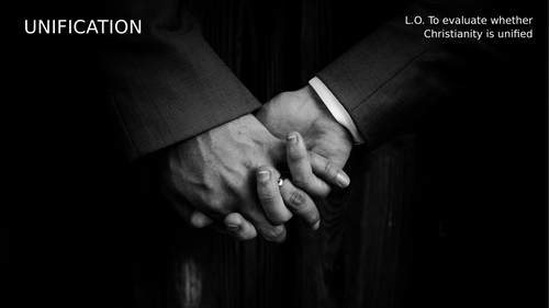 A-Level RS: Unification Christianity Lesson - Eduqas Religious Studies ...