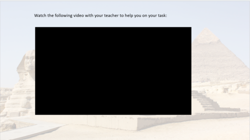 Explore how the pyramids were made lesson. | Teaching Resources