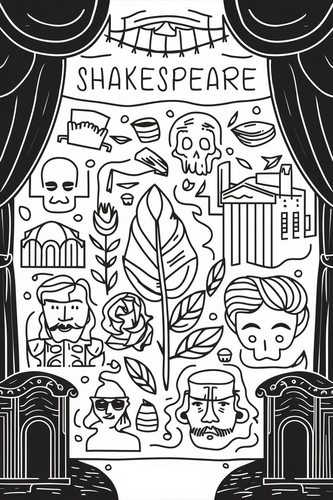 20 x William Shakespeare's Plays, themed Coloring Sheets Colouring ...