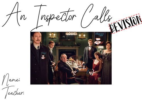 Eduqas GCSE English Literature An Inspector Calls Revision Guide ...