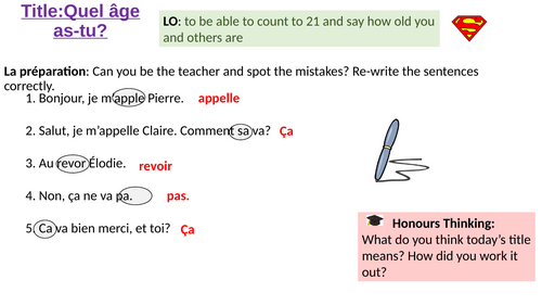 Dynamo 1 La Rentrée Unité 1 As tu des freres et soeurs? 2 lessons ...
