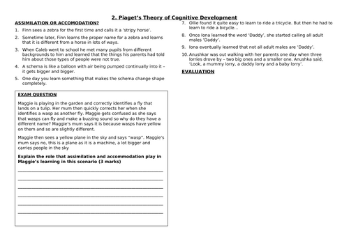 AQA GCSE Psychology: Paper 1 - Development BUNDLE | Teaching Resources