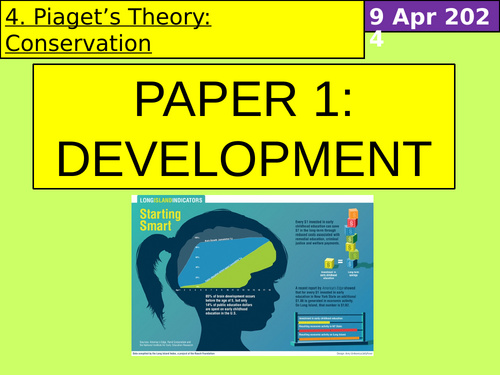 AQA GCSE Psychology: Paper 1 - Development BUNDLE | Teaching Resources