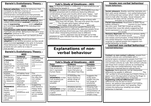AQA GCSE Psychology: Paper 2 - Language, Thought & Communication BUNDLE ...