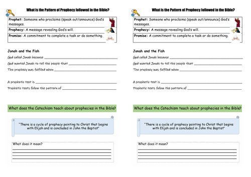 8.2 Prophecy and Promise: What is the pattern of prophecy followed in ...