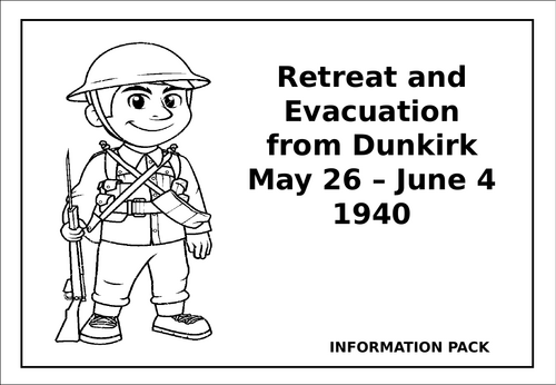 Evacuation of Dunkirk worksheet and information | Teaching Resources