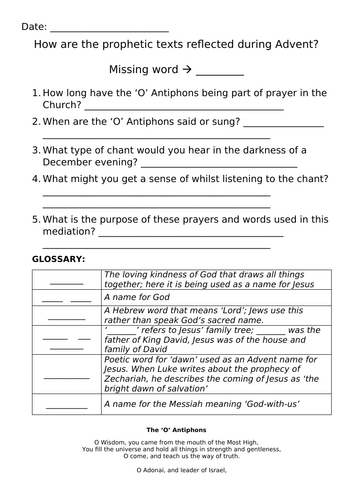 8.2 Prophecy and Promise: How are the prophetic texts reflected during ...