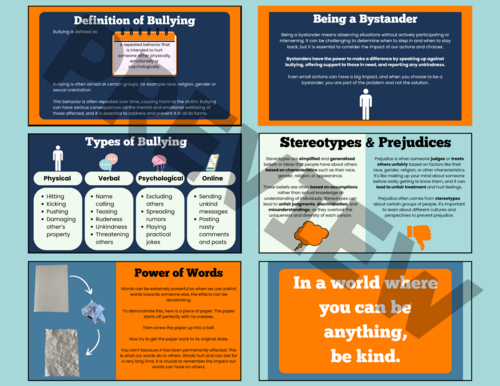 Anti-Bullying Assembly Lesson KS3 KS4 Editable +Activities | Teaching Resources