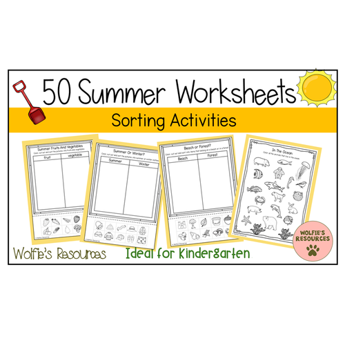 50 Summer Worksheets for KS1 - Activities - Colouring - End Of Year ...