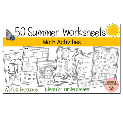 50 Summer Worksheets for KS1 - Activities - Colouring - End Of Year ...
