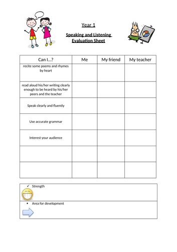 Progressive Speaking and Listening Assessment Tools for Whole School ...