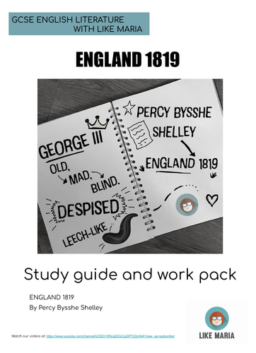 Understanding Shelley's England 1819 | Teaching Resources