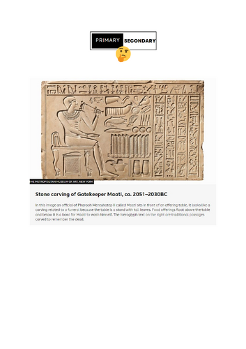 Ancient Egypt - Hieroglyphics | Teaching Resources
