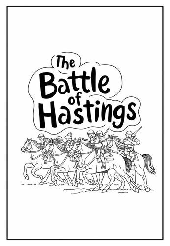 History The Battle of Hastings 1066 Coloring Sheets Colouring Pages ...