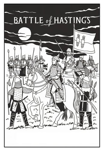 History The Battle of Hastings 1066 Coloring Sheets Colouring Pages ...