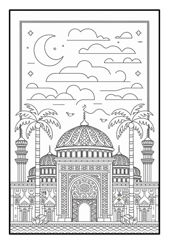 NEW 20 x Islam Religion - Muslims themed Coloring Sheets Colouring ...