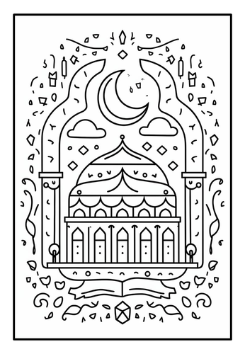 NEW 20 x Islam Religion - Muslims themed Coloring Sheets Colouring ...